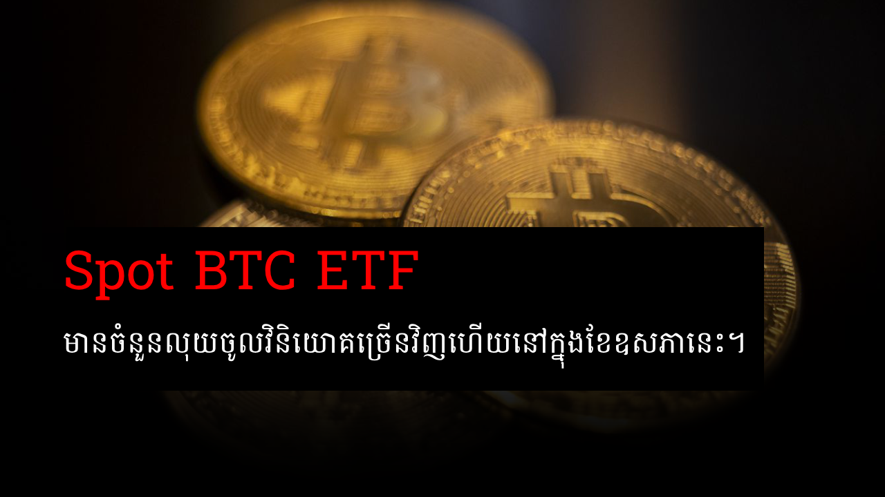 តួលេខការចូលវិនិយោគជាមួយ Spot Bitcoin ETF ក្នុងខែឧសភាគឺស្មើរនឹងការលក់ Spot BTC ETF កាលពីខែមេសា ...
